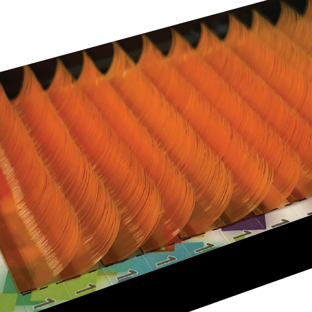 Orange Colored Eyelash Extensions – Lash Tavern